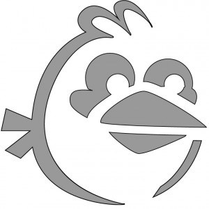 Free jack-o-lantern stencils inspired by Angry Birds | Krystal Higgins