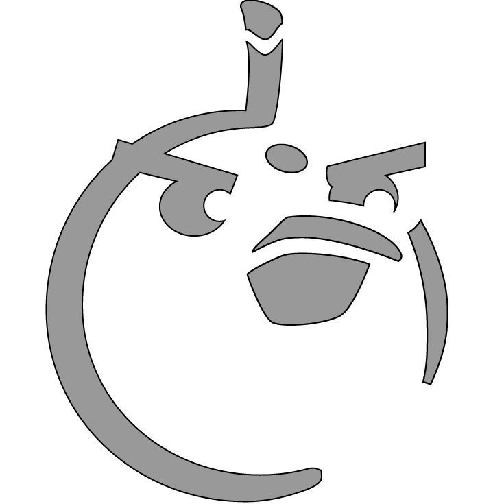 Free jack-o-lantern stencils inspired by Angry Birds | Krystal Higgins